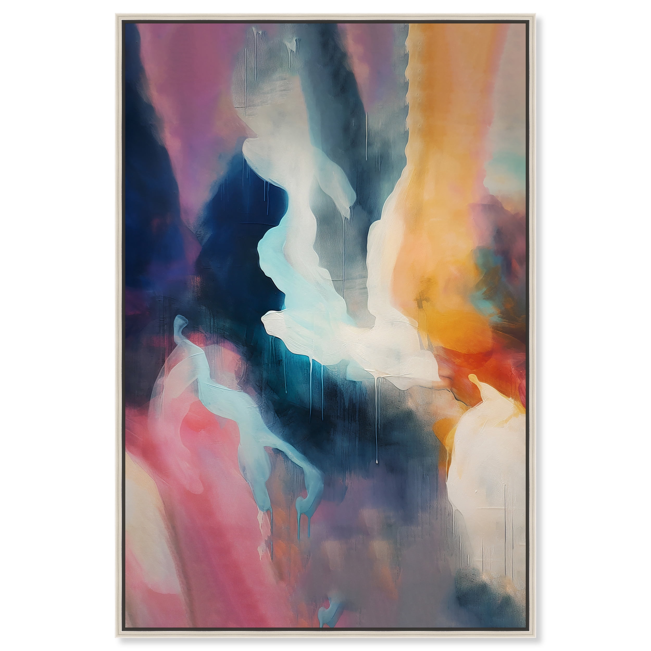 Retro Boreal Retro Modern Abstract Canvas Wall Art by Art Remedy ...