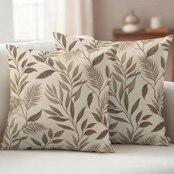 Retro Botanical Outdoor Waterproof Throw Pillow Covers 18x18 Set of 2 ...
