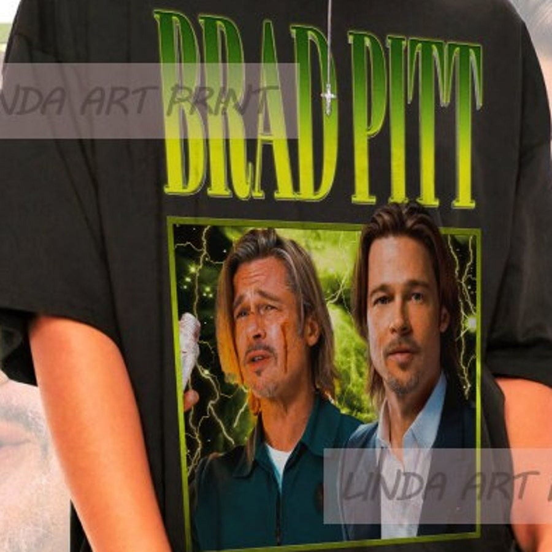 Retro Brad Pitt Shirt - Brad Pitt Sweatshirt,Brad Pitt Sweater,Brad ...
