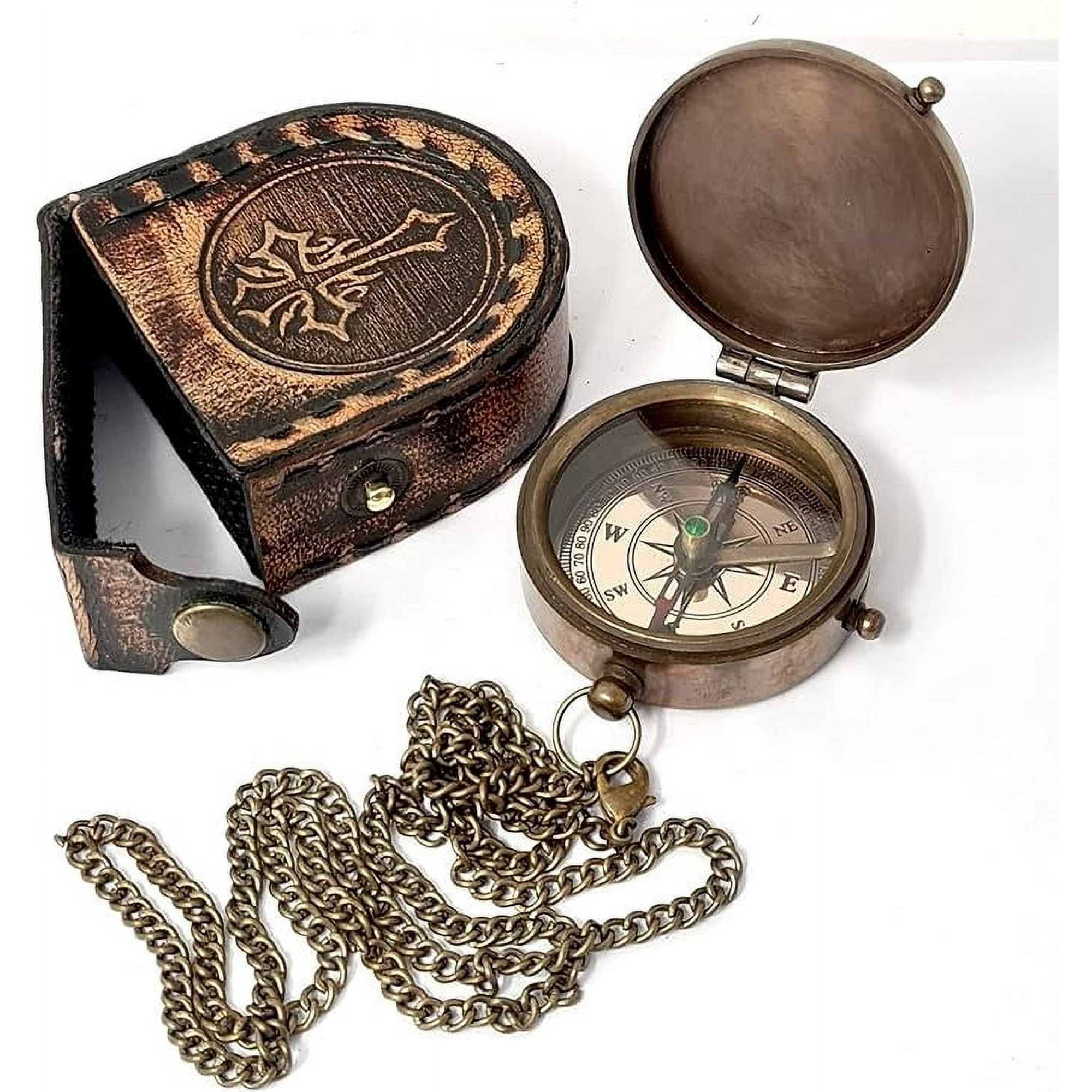 Retro Brass Compass Engraved Gift for Son, Grandson, Daughter, Baptism ...