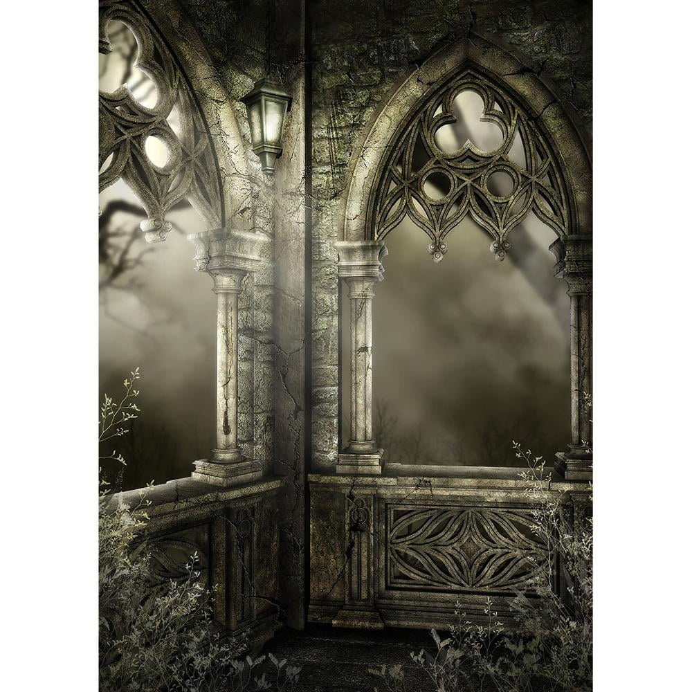 Retro Brick Window Bokeh Photo Backdrop Computer Printed Backgrounds ...