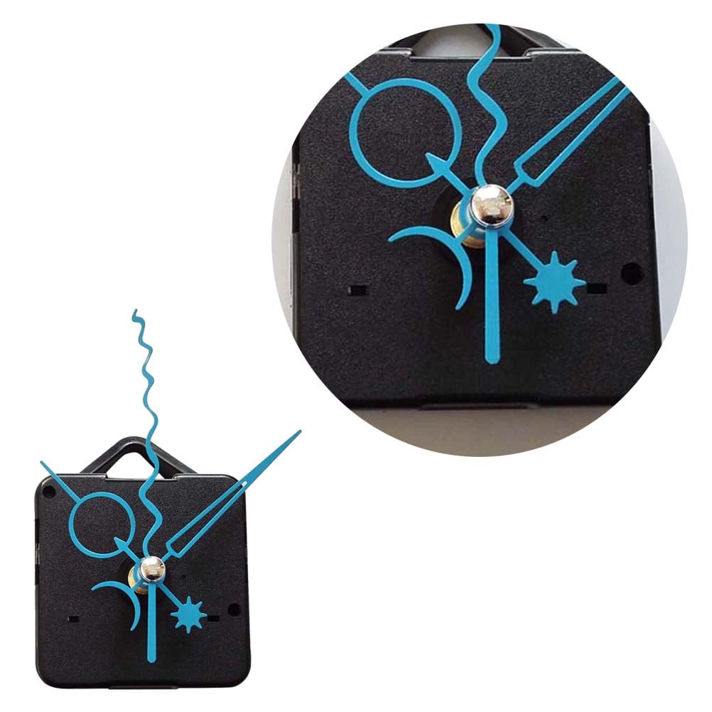 Retro Brief Mute Wall Clock Silent Movement Kit with Hook Clock ...