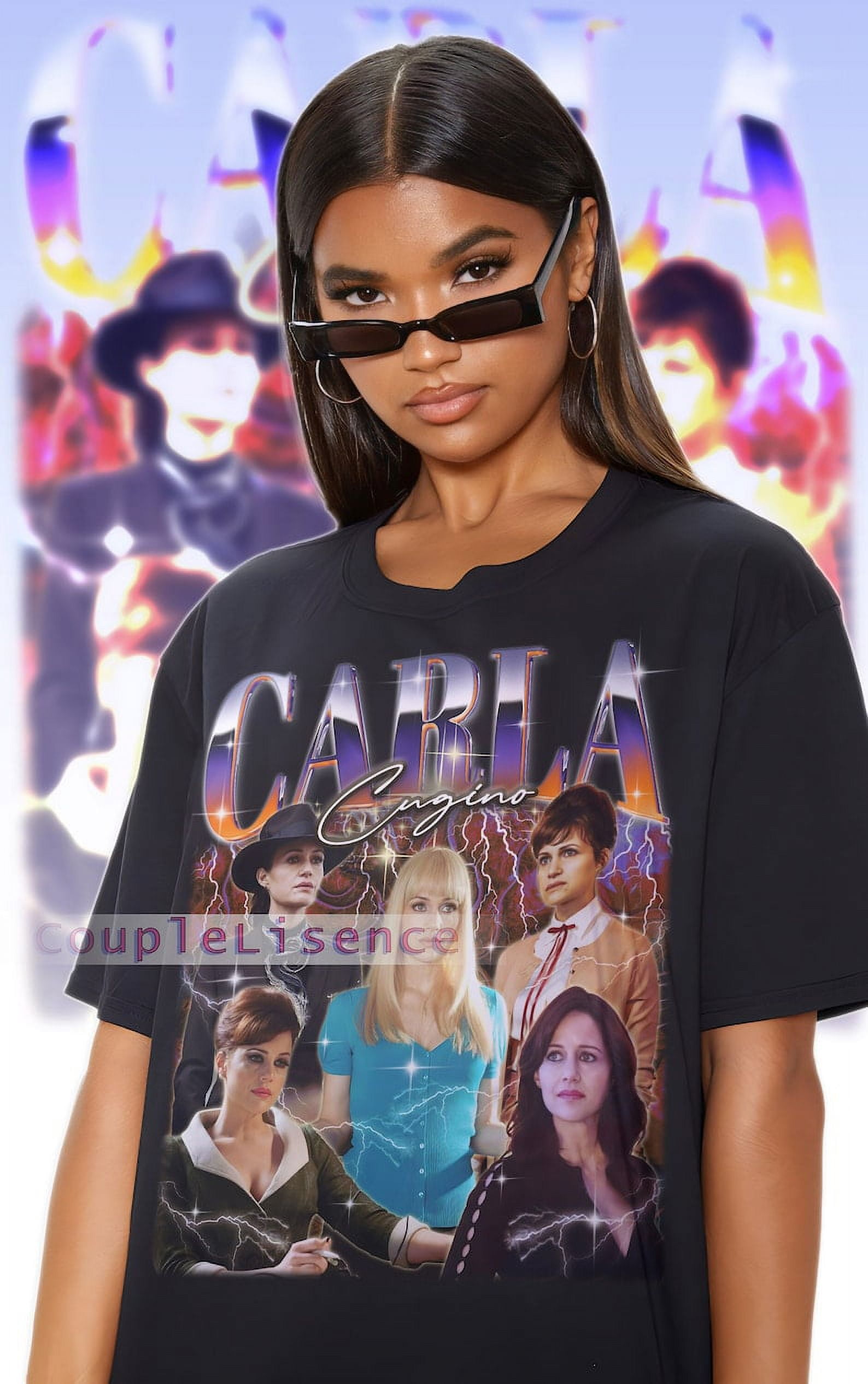 Retro CARLA GUGINO Vintage | Carla Gugino Homage Fan Tees | Carla ...