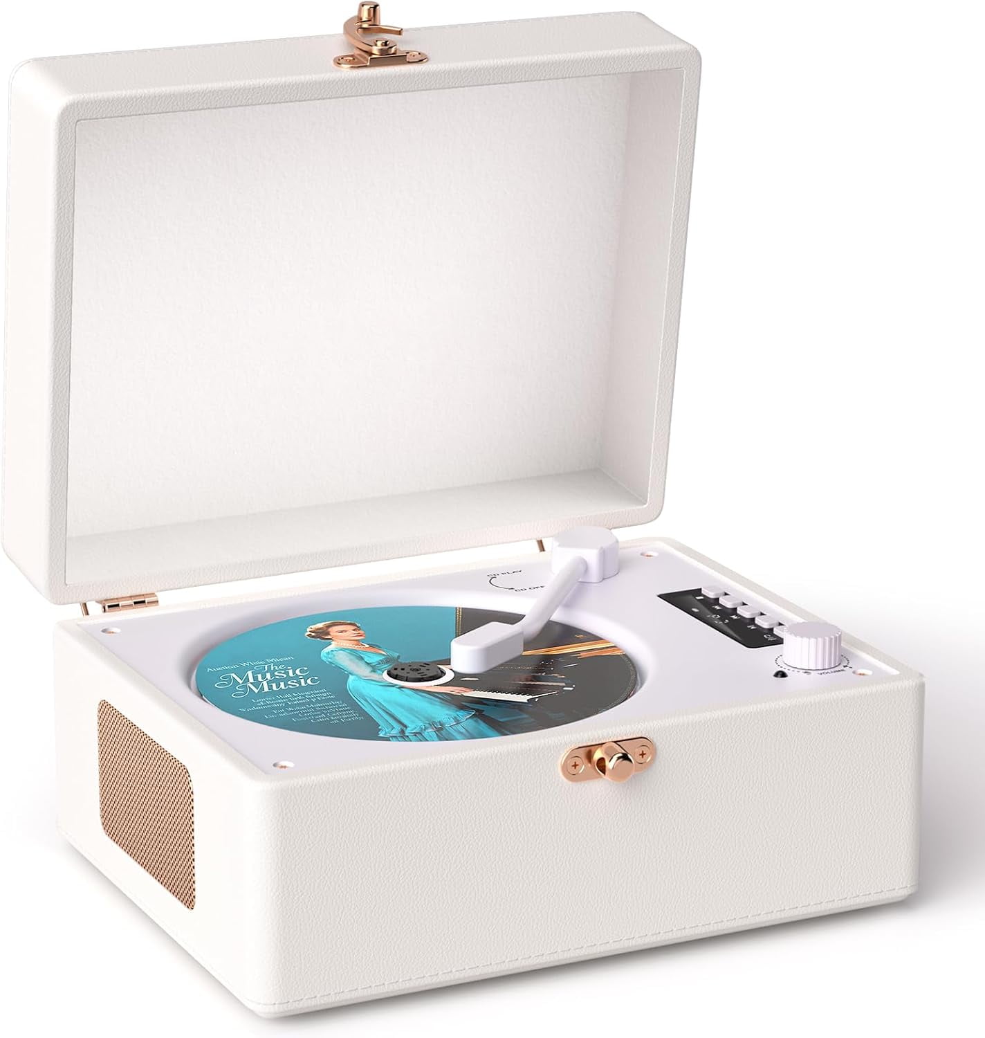 Retro CD Player with Bluetooth for Home Portable CD Player with Built ...
