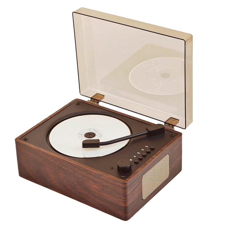 Retro CD Player Rechargeable Support CD BT USB 3.5mm AUX Portable CD ...
