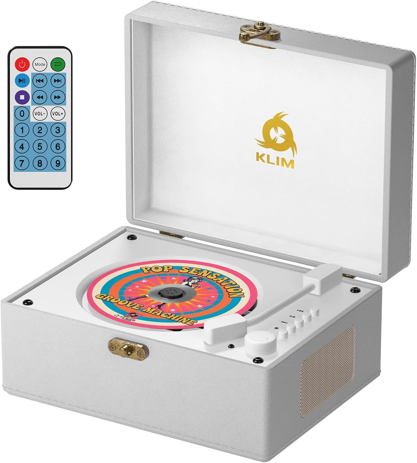 Retro CD Player – Vintage Style CD Player with Speakers, Bluetooth ...