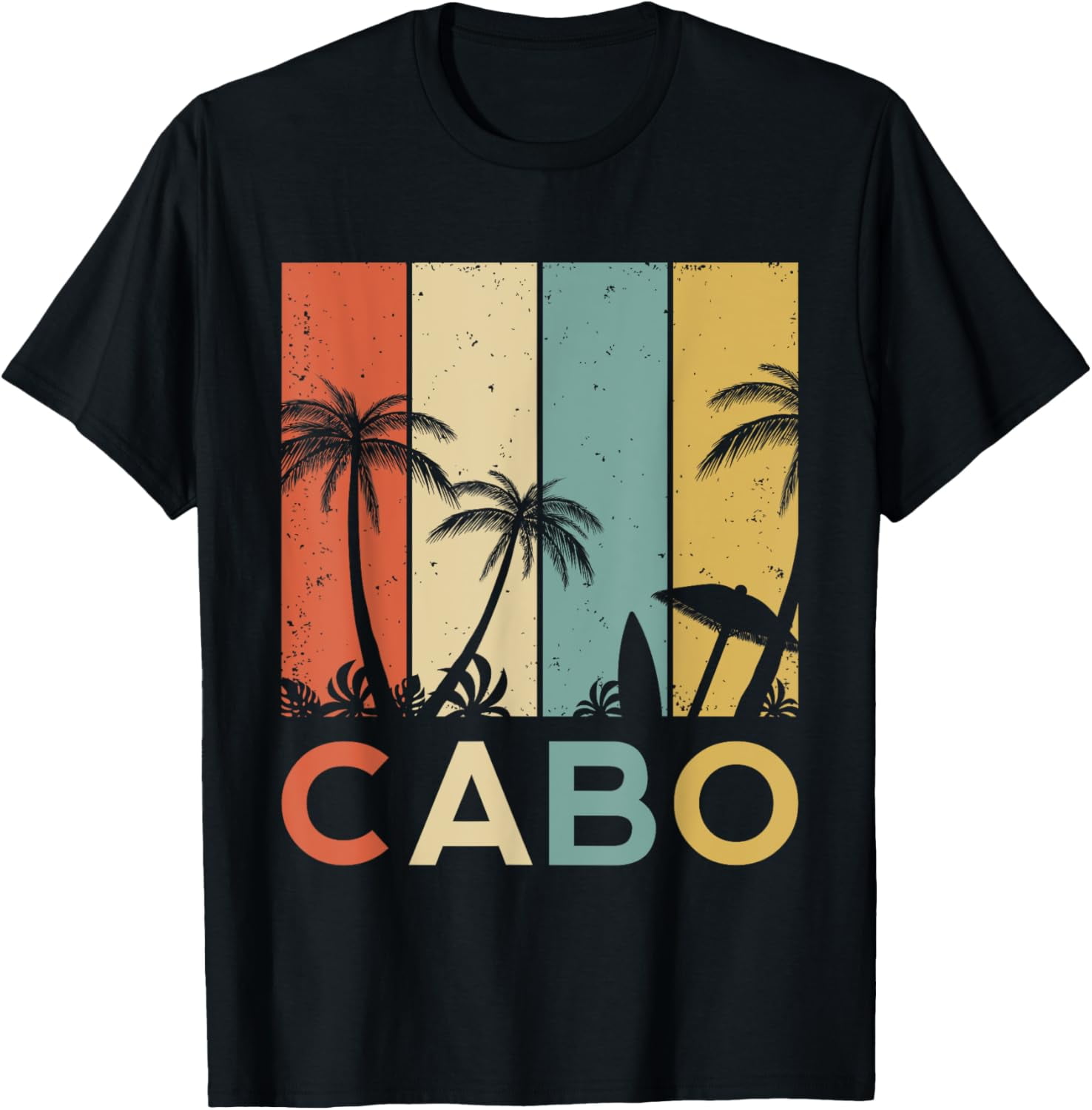 Retro Cabo San Lucas Mexico Tropical Vintage T-Shirt - Walmart.com
