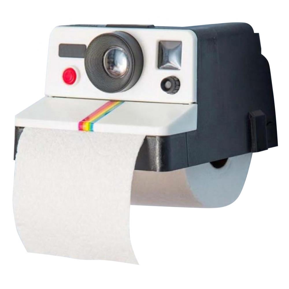 MOOSUP Retro Camera Polaroid Toilet Paper Holder, Home Decor Tissue ...