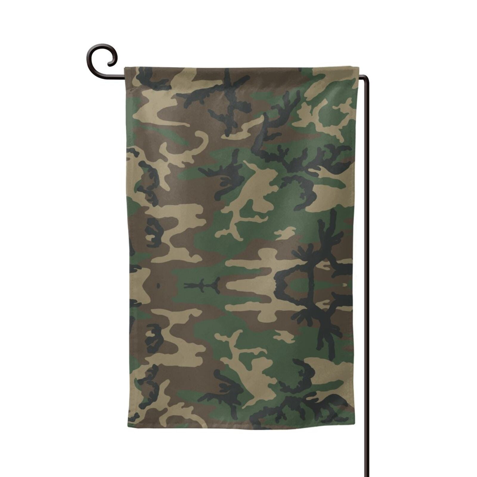 Retro Camouflage Pattern Garden Flag Double Sided Flags with Vivid ...