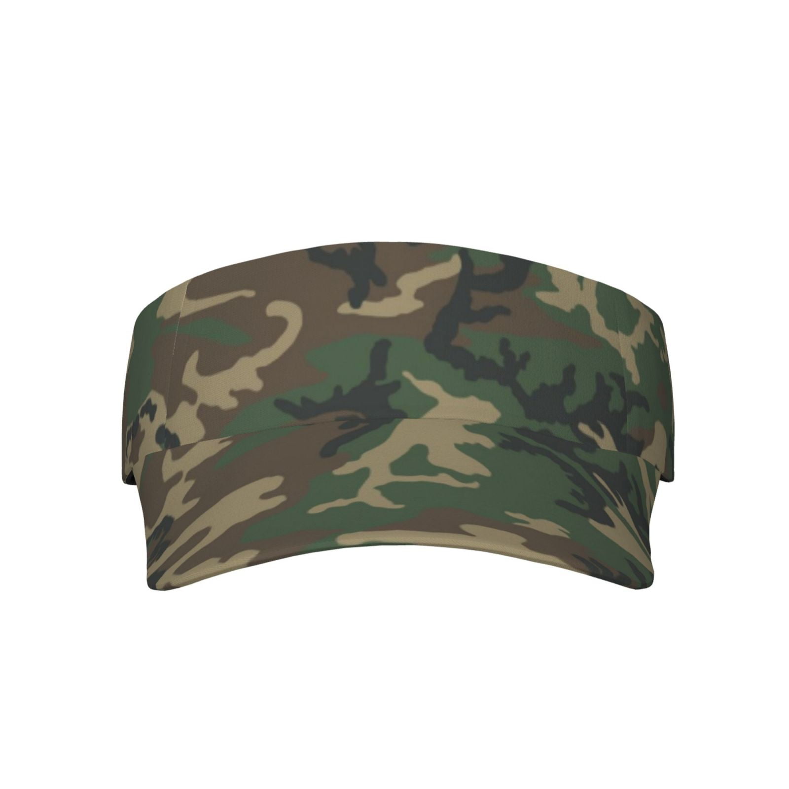 Retro Camouflage Pattern Sports Sun Visor Hats Adjustable Sun Visor ...