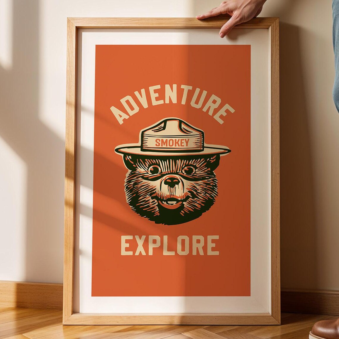 Retro Camp Print Camping Gift For Friend Nature Art Adventure Explore ...