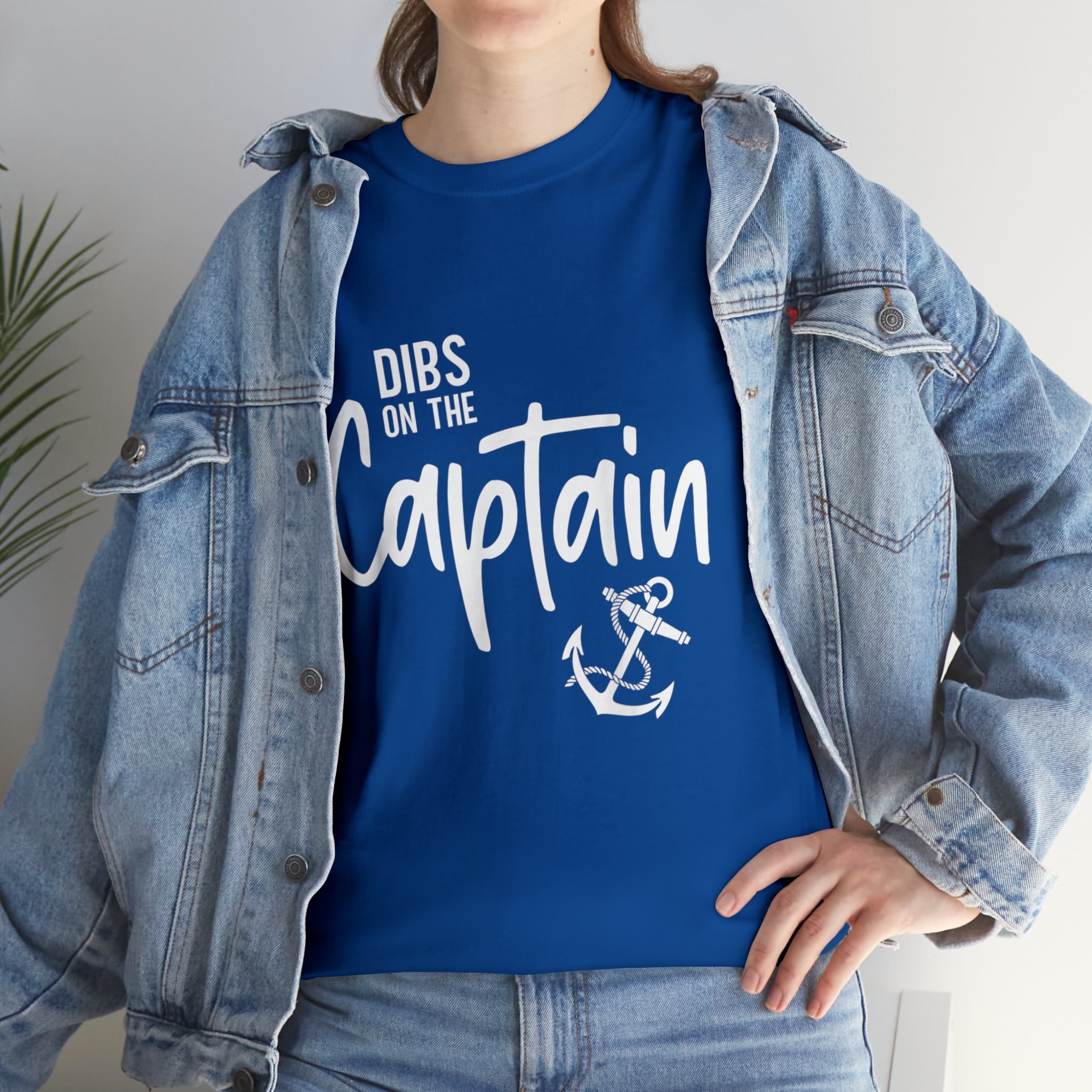 Retro Captain Wife Dibs On The Captain T-Shirt - Walmart.com