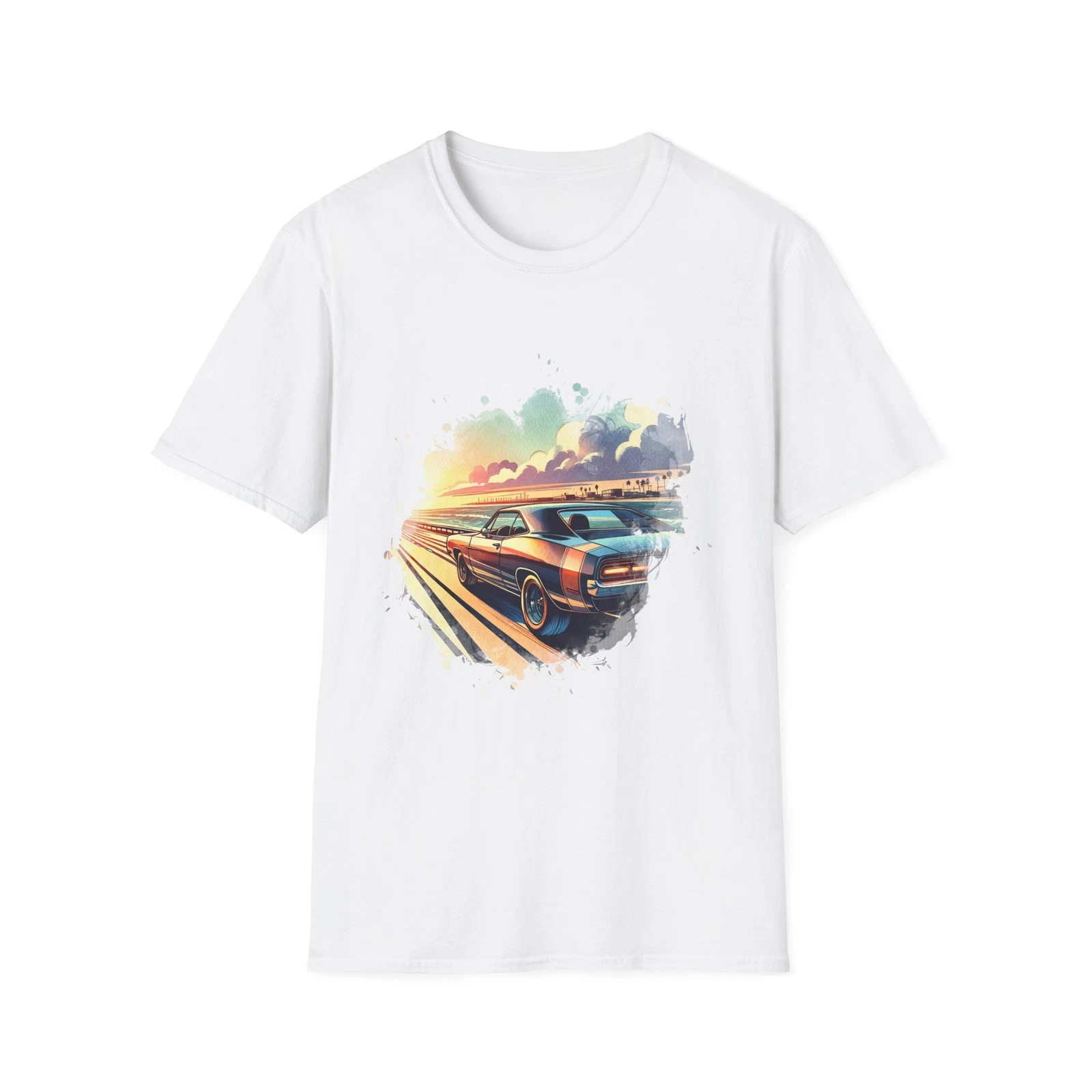 Retro Car Graphic Vintage Automotive Classic Summer Throwback Driver ...