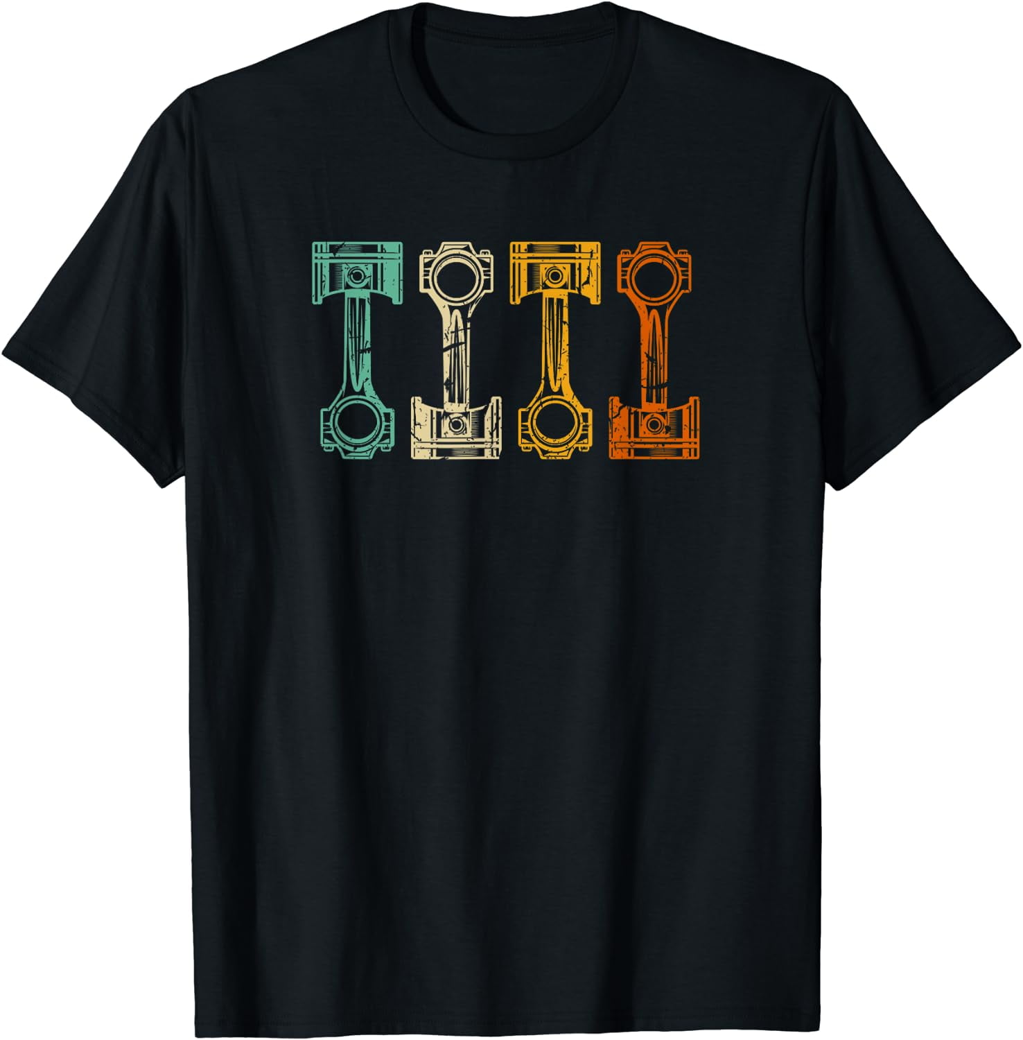 Retro Car Mechanic Vintage Tuner T-Shirt - Walmart.com