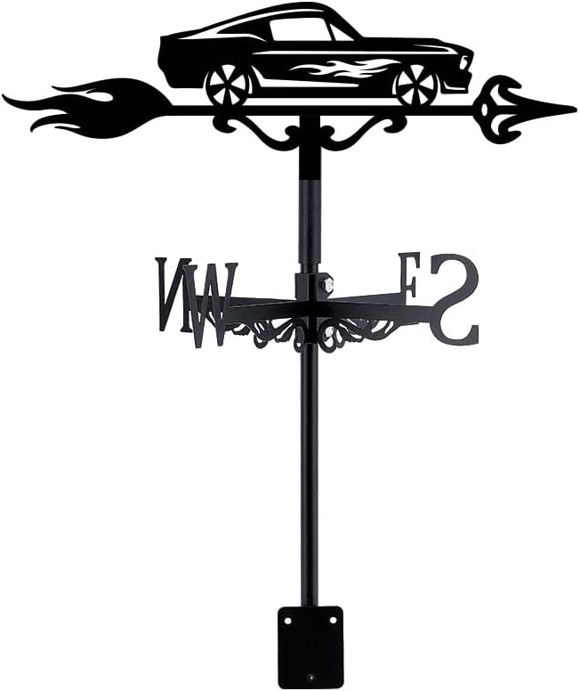 Retro Car Metal Weathervane Black Metal Weathervane Wind Vane Wind ...