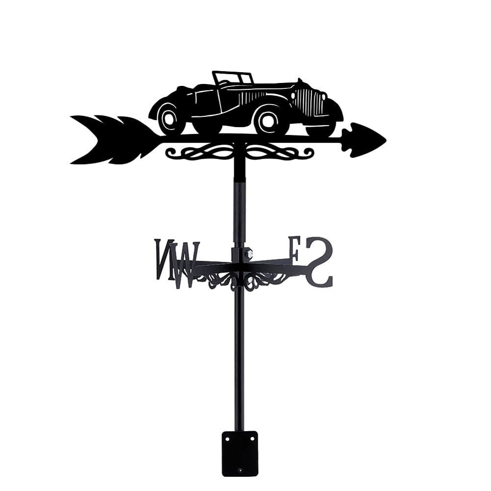 Retro Car Weathervane Vintage Convertible Metal Weather Vane Decorative ...