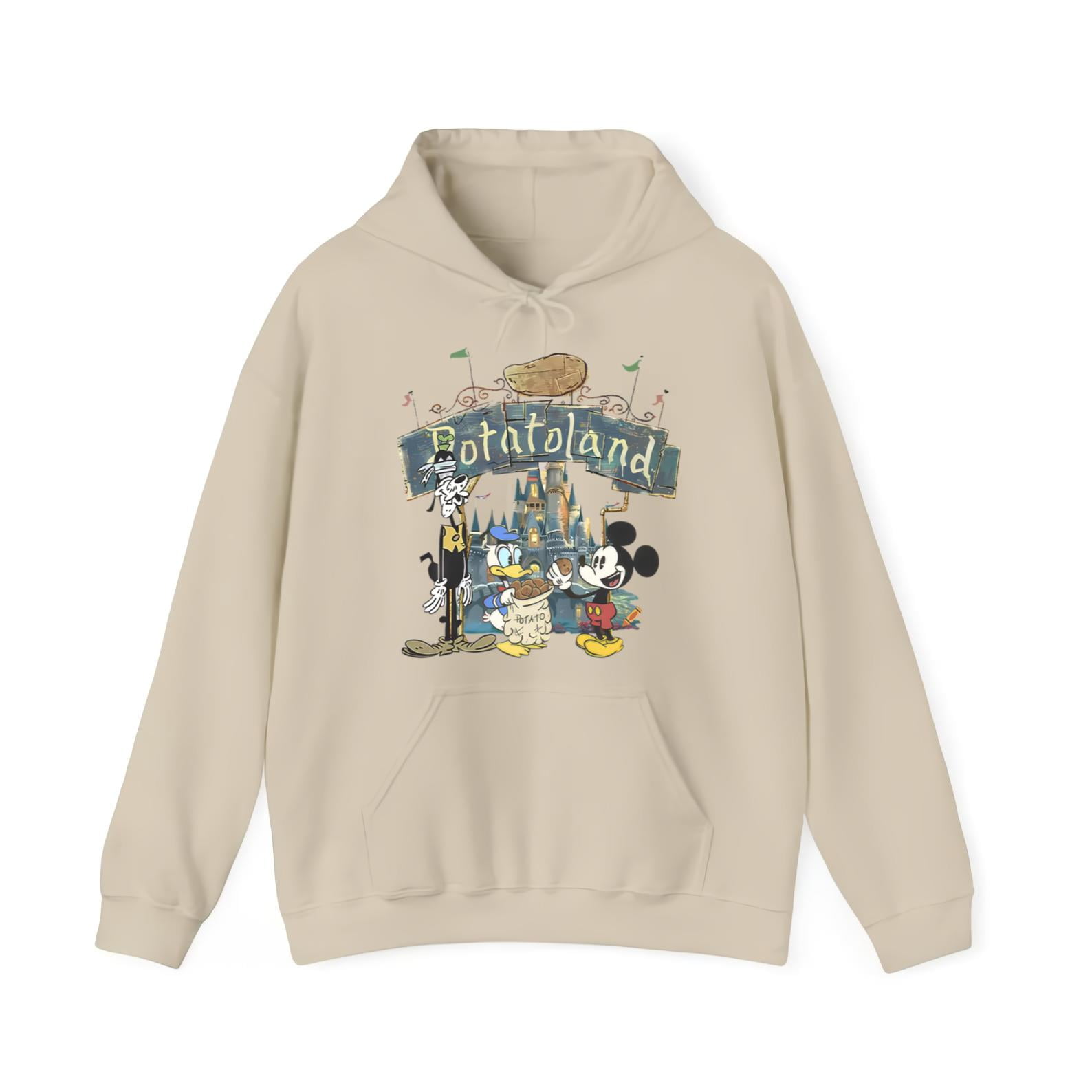 Retro Cartoon Characters Welcome To Potatoland Premium Cotton Shirt ...