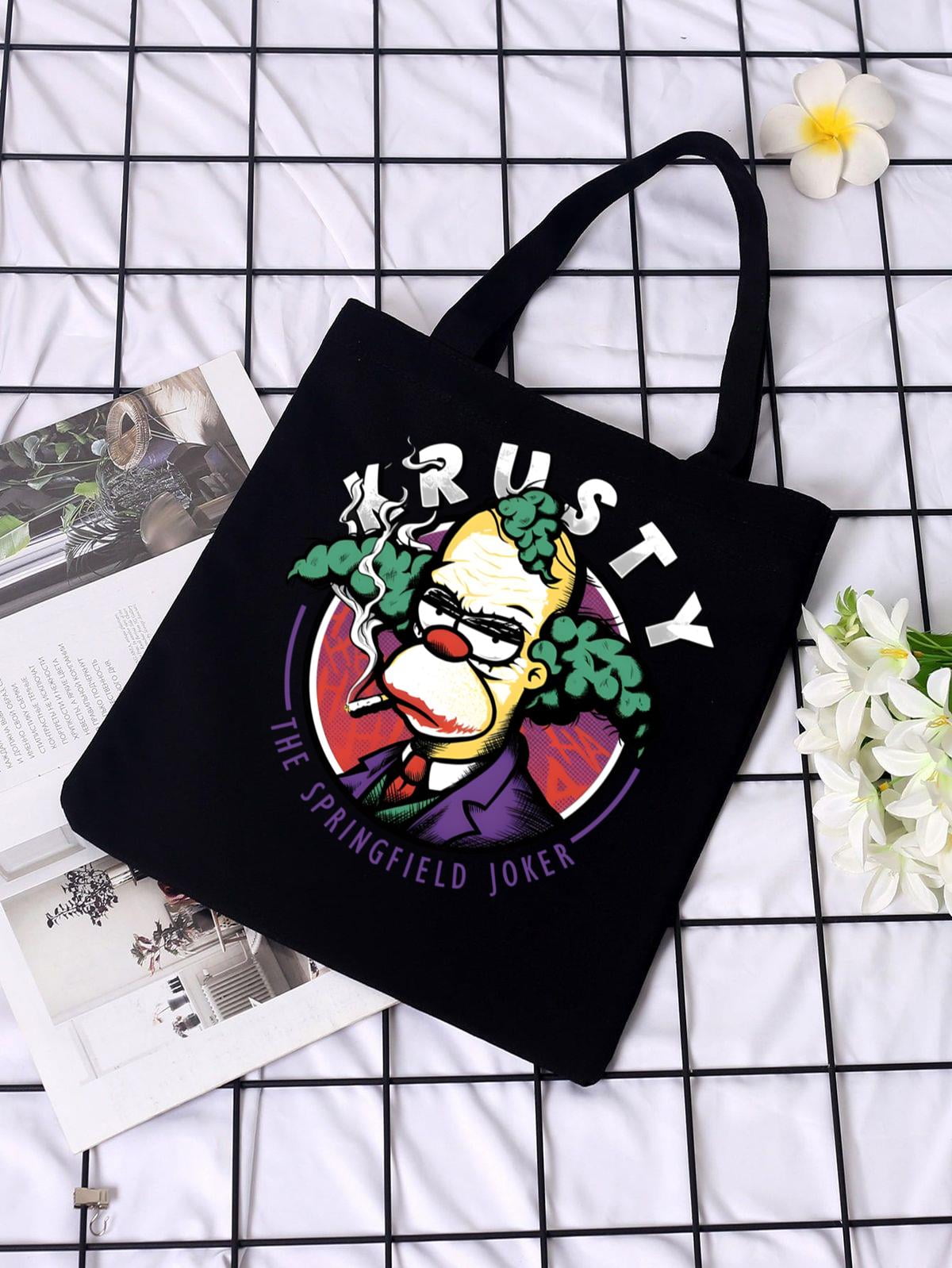 Retro Cartoon Clown Parody Graphic Bag, Comedy Style Vintage -TH30971 ...