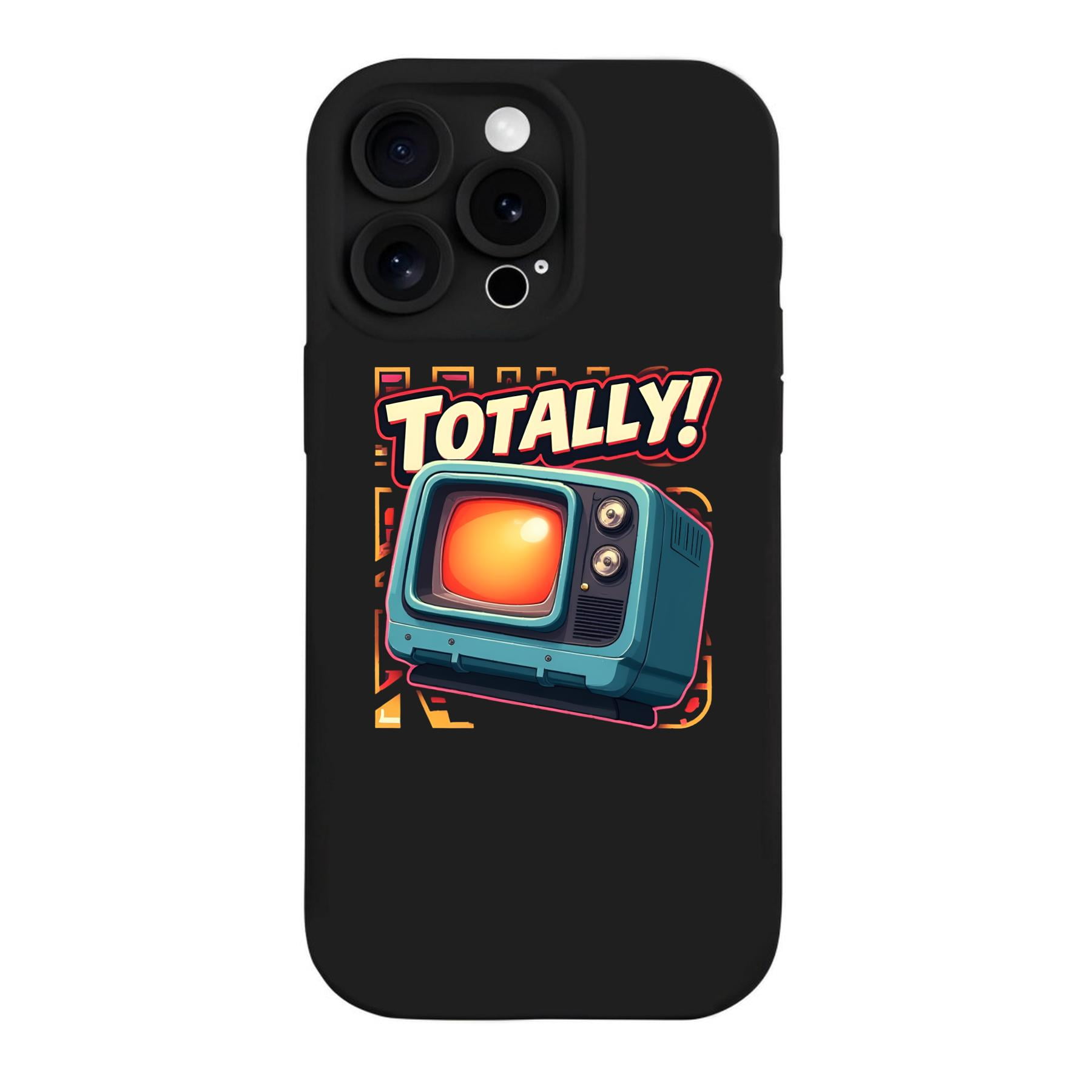 Retro Cartoon TV iPhone 15 Pro Case - Lightweight Yellowing Resistant ...