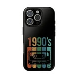 Retro Cassette Tape Phone Case Vintage Music Style for iPhone 17 11 12 ...