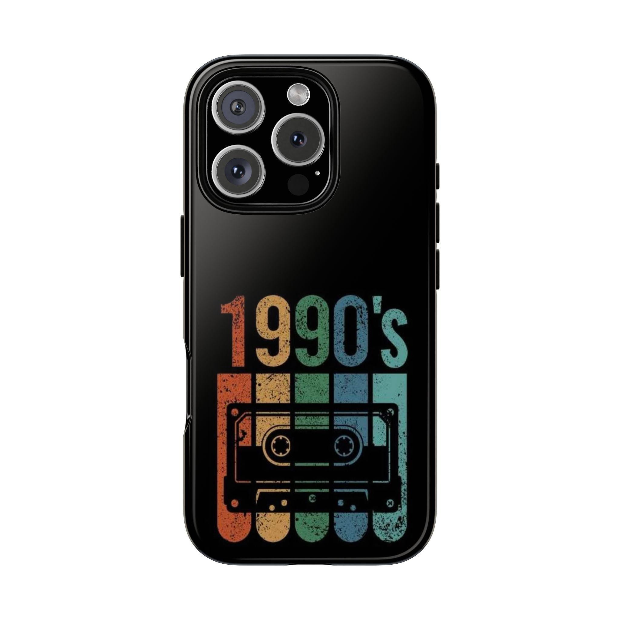 Retro Cassette Tape Phone Case with Vintage Music Style 17 to 11 Pro ...