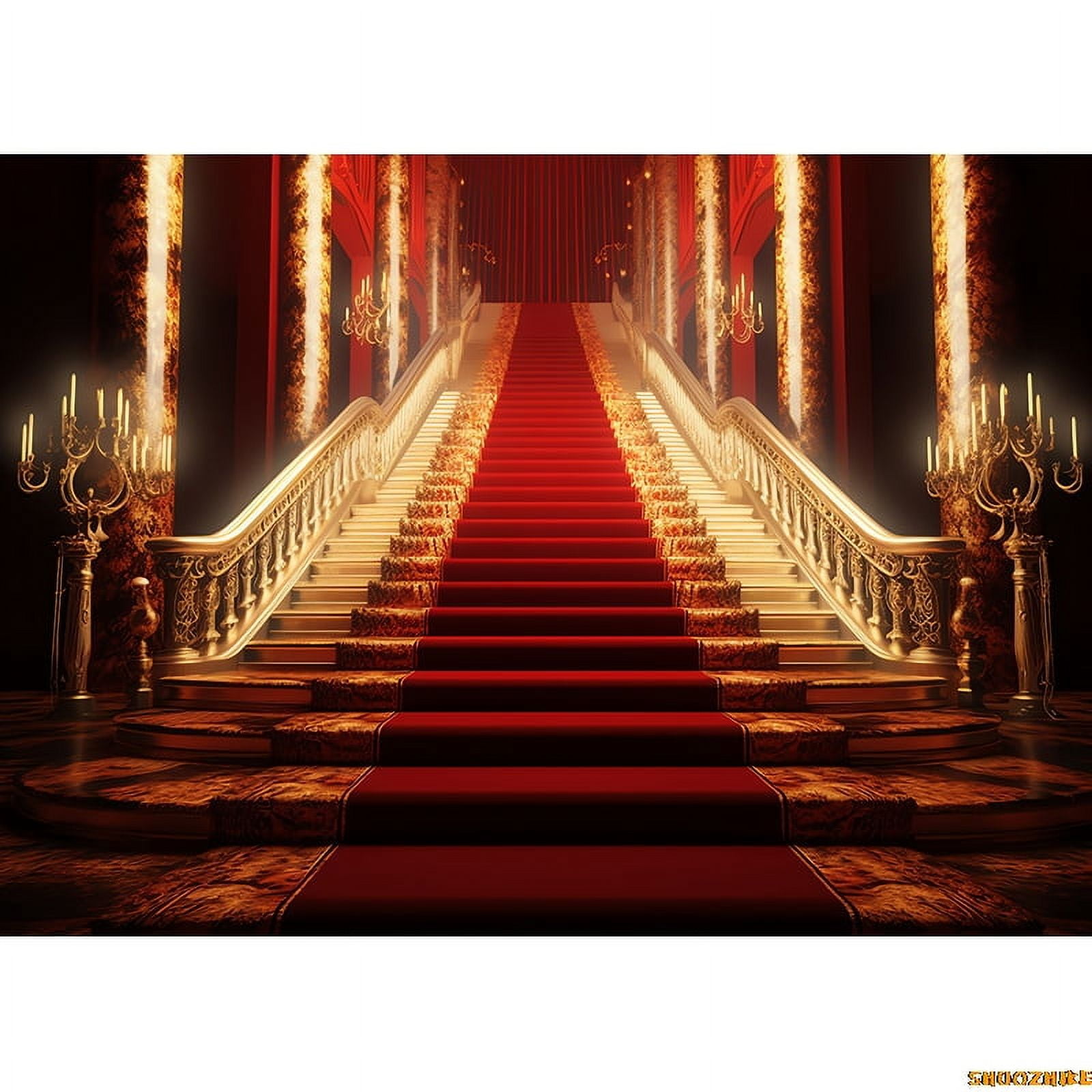 Retro Castle Theme Photography Backdrops Props Vintage Theater Opera ...