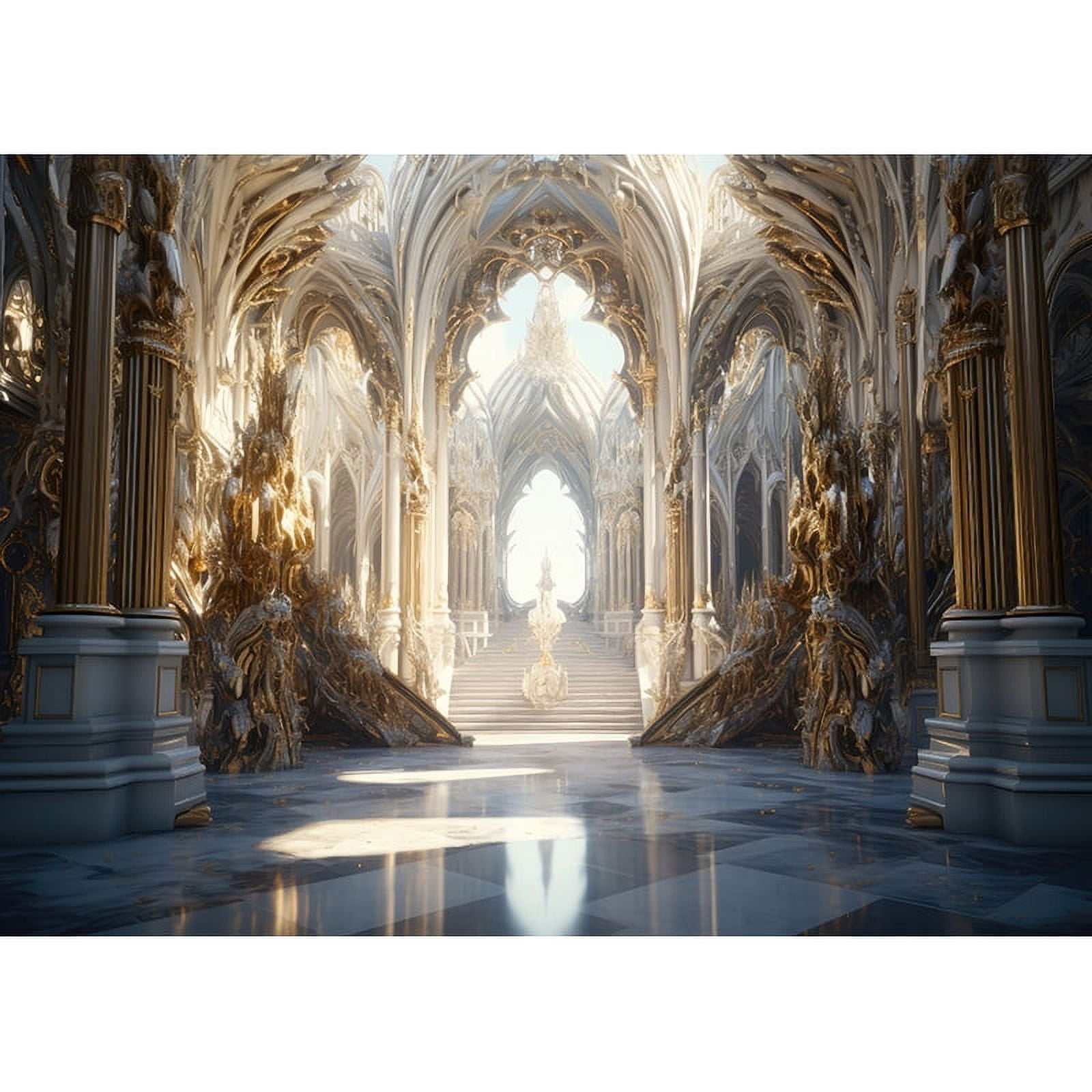 Retro Castle Theme Photography Backdrops Props Vintage Theater Opera ...