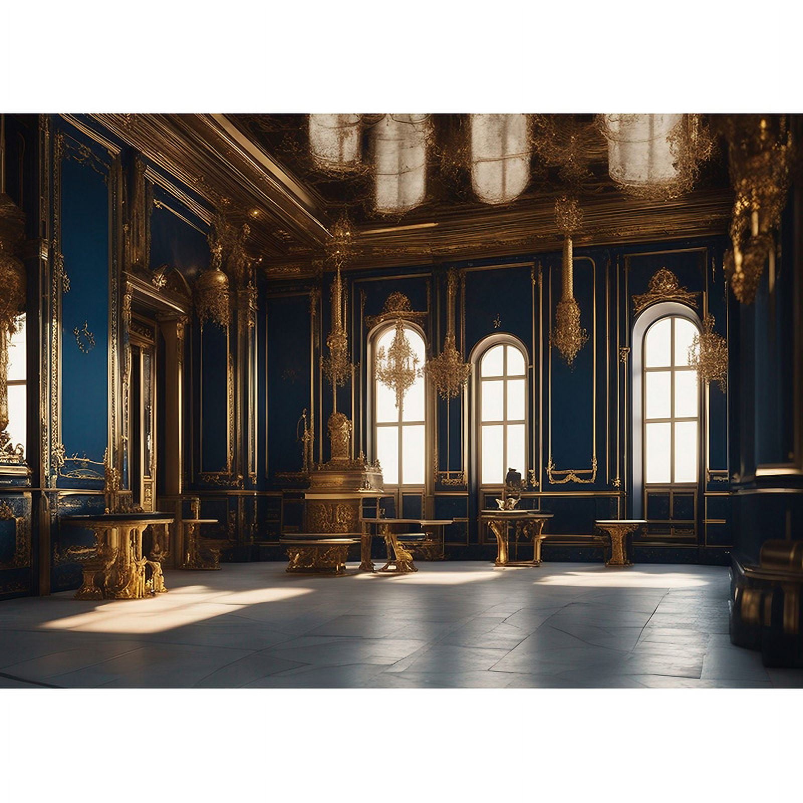 Retro Castle Theme Photography Backdrops Props Vintage Theater Opera ...