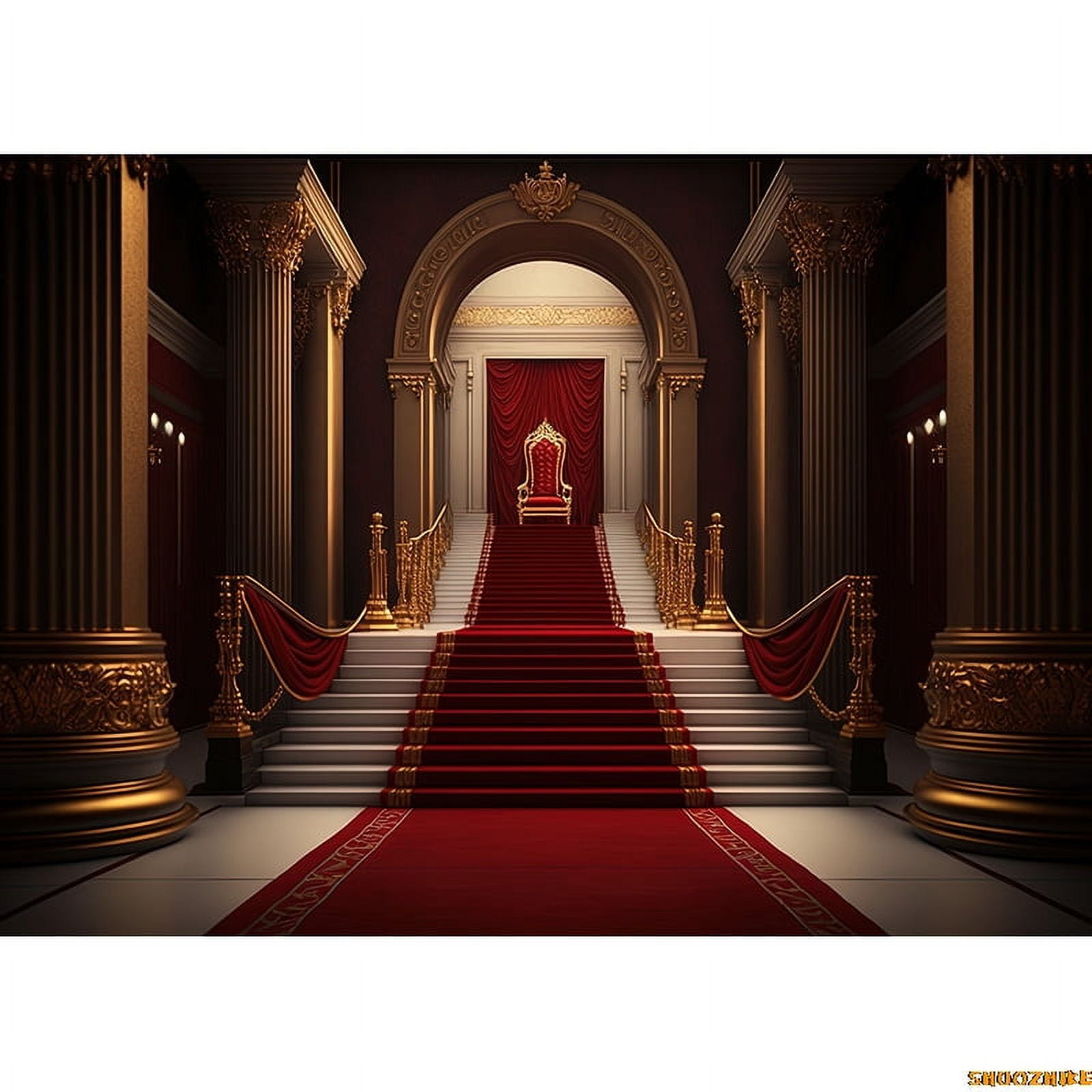 Retro Castle Theme Photography Backdrops Props Vintage Theater Opera ...