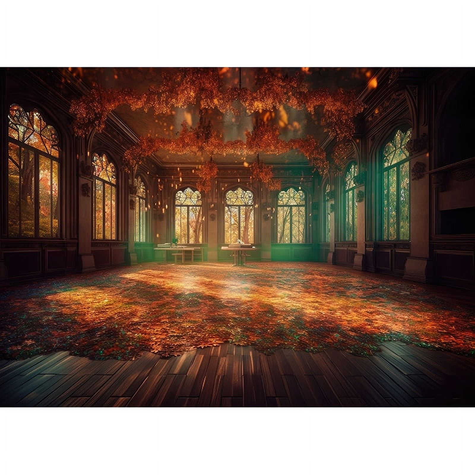Retro Castle Theme Photography Backdrops Props Vintage Theater Opera ...