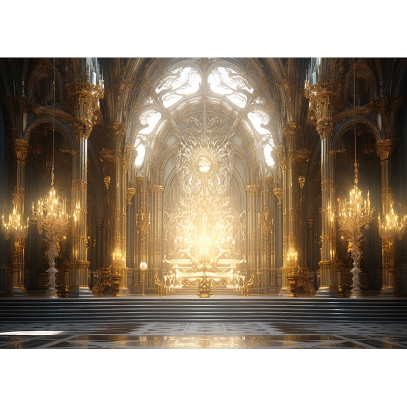 Retro Castle Theme Photography Backdrops Props Vintage Theater Opera ...