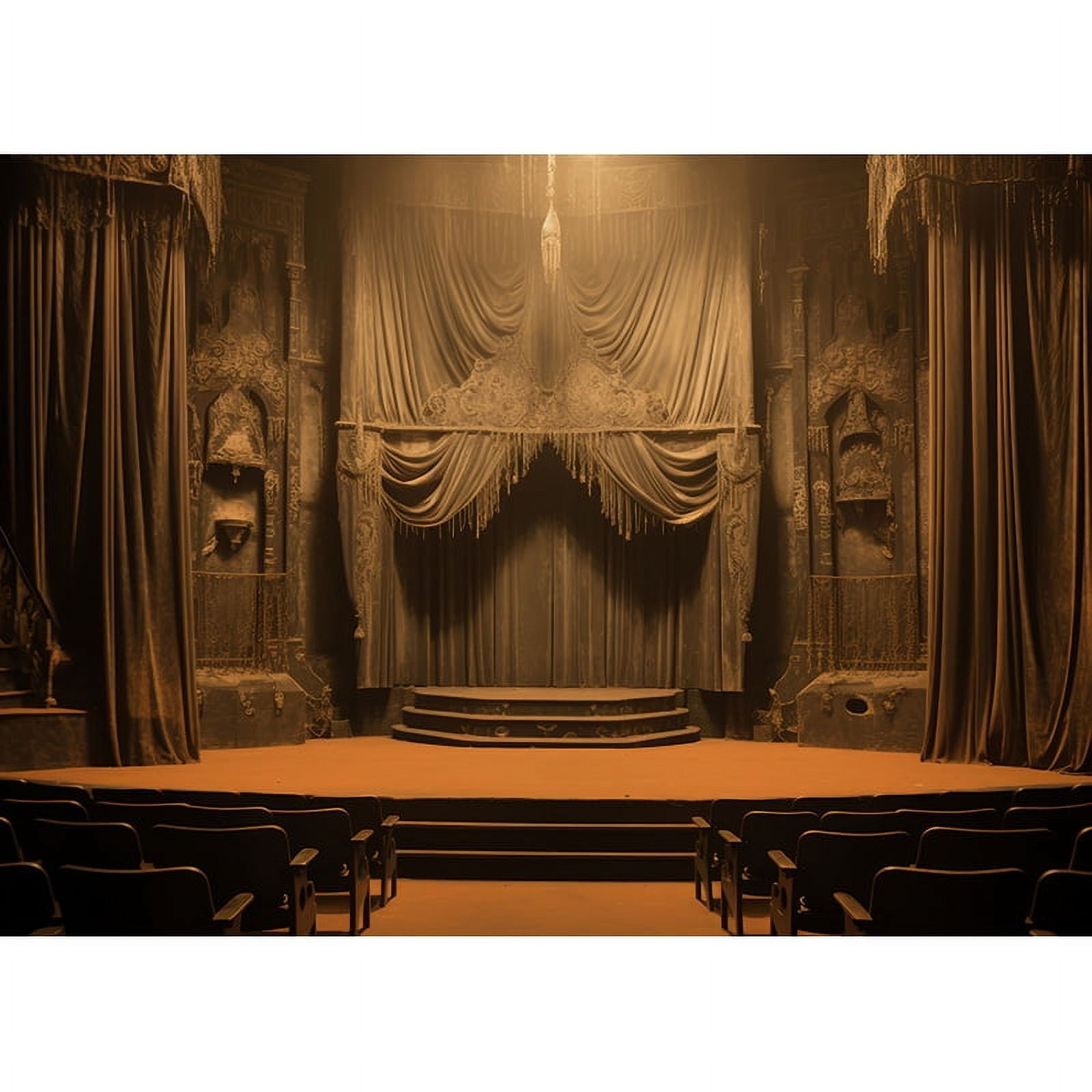 Retro Castle Theme Photography Backdrops Props Vintage Theater Opera ...