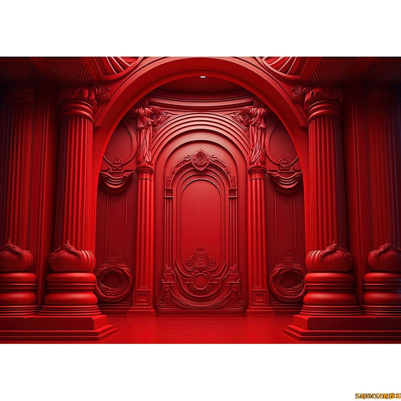 Retro Castle Theme Photography Backdrops Props Vintage Theater Opera ...