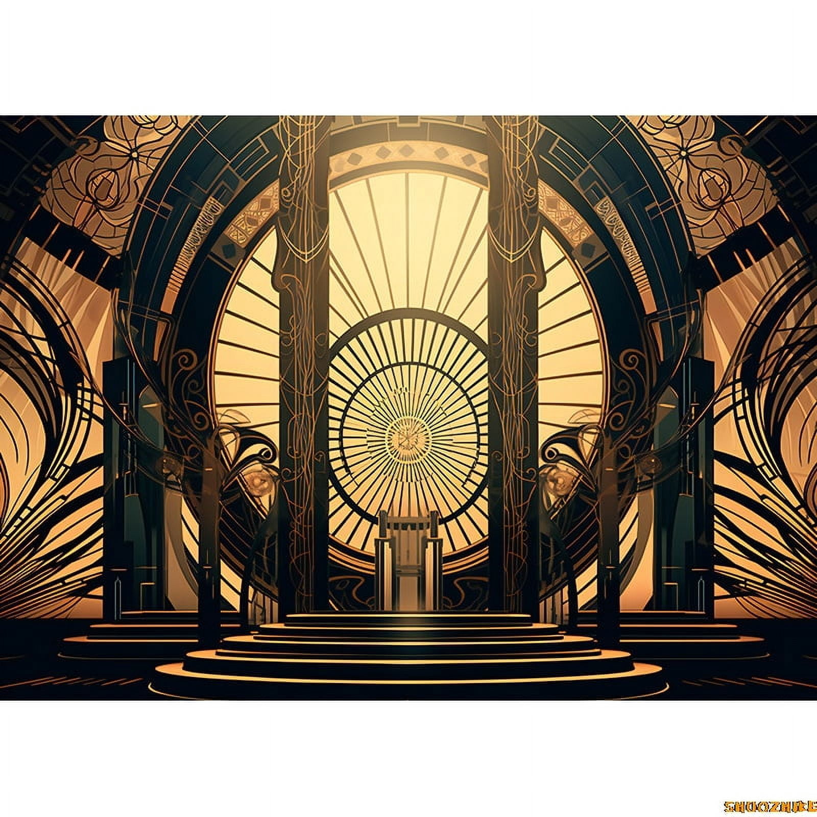 Retro Castle Theme Photography Backdrops Props Vintage Theater Opera ...