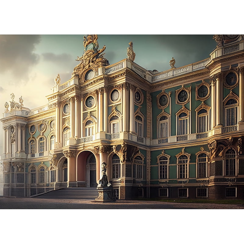 Retro Castle Theme Photography Backdrops Props Vintage Theater Opera ...