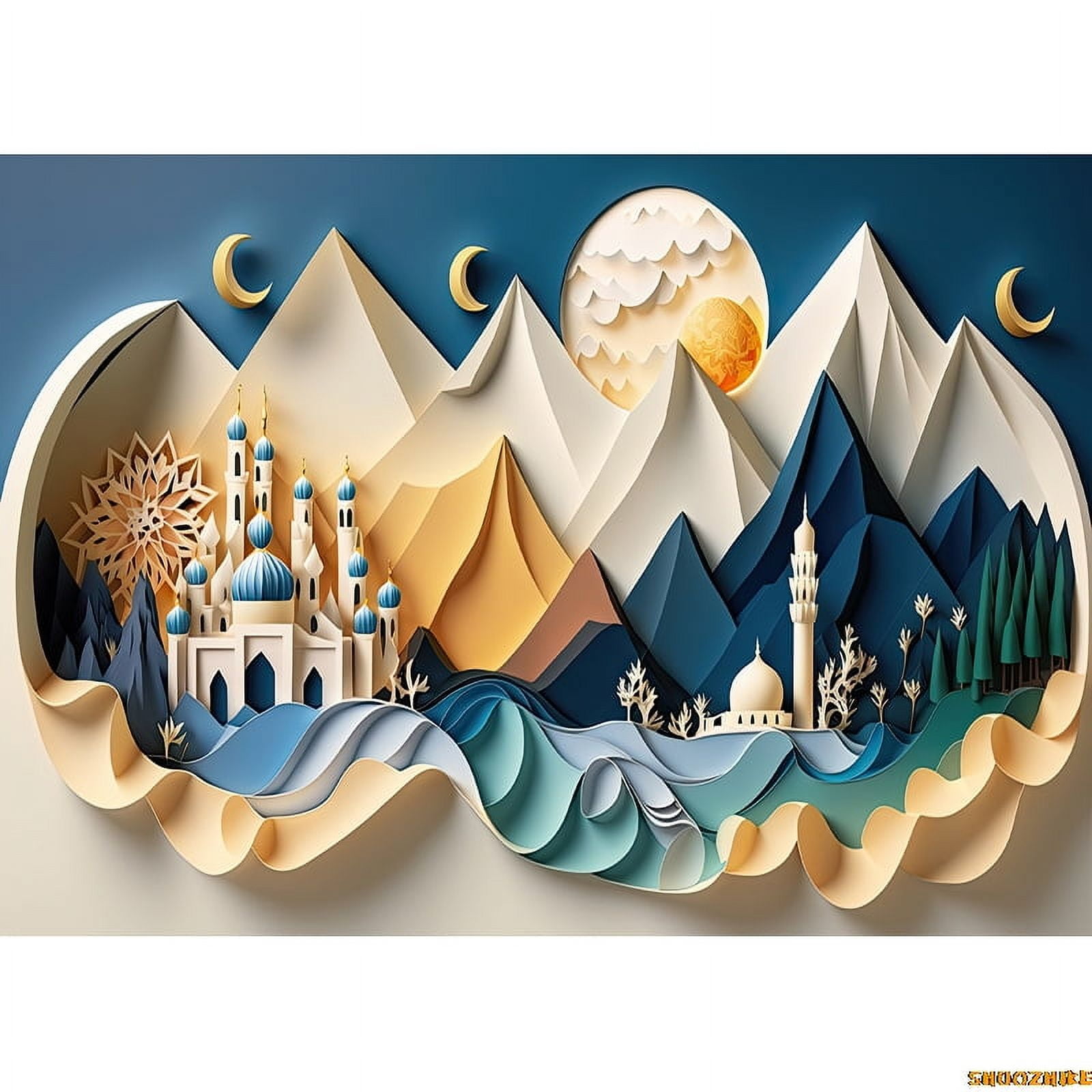 Retro Castle Theme Photography Backdrops Props Vintage Theater Opera ...