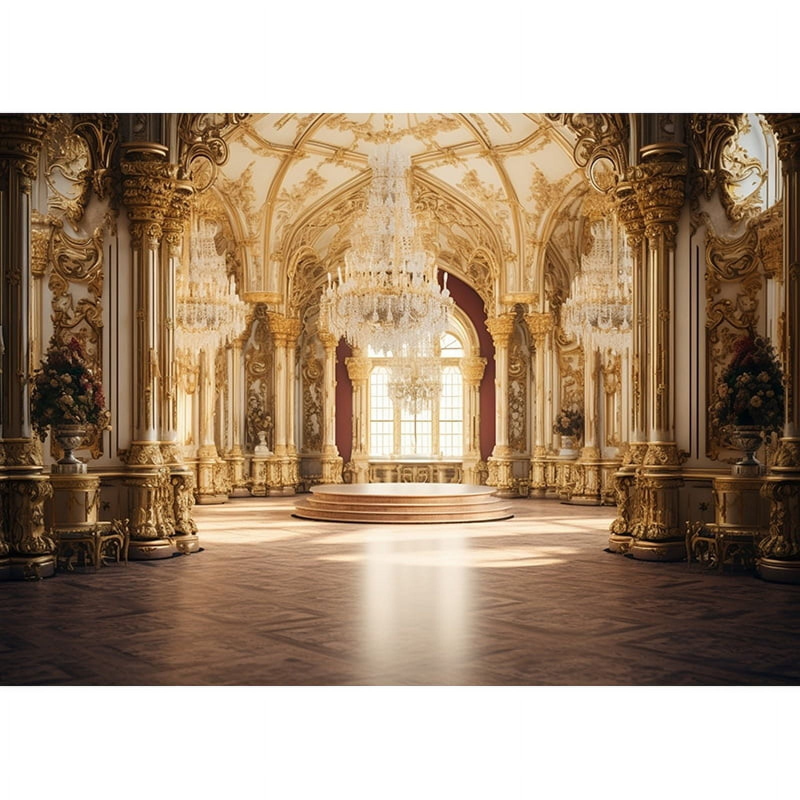 Retro Castle Theme Photography Backdrops Props Vintage Theater Opera ...