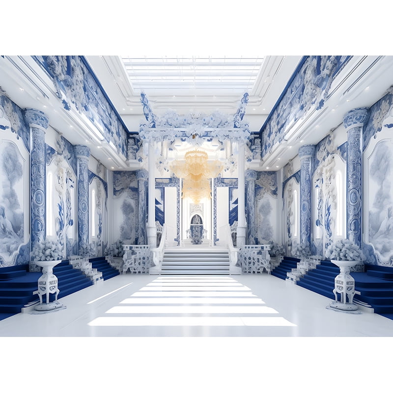 Retro Castle Theme Photography Backdrops Props Vintage Theater Opera ...