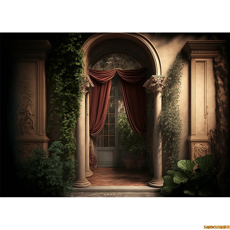 Retro Castle Theme Photography Backdrops Props Vintage Theater Opera ...