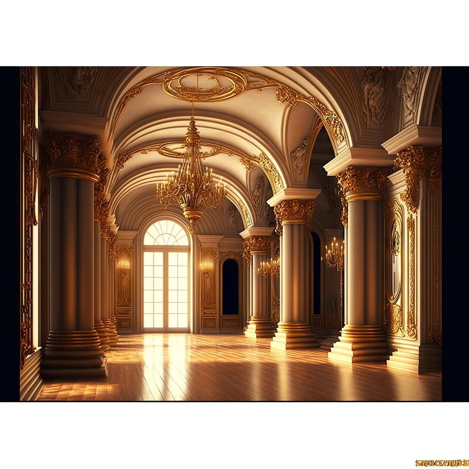 Retro Castle Theme Photography Backdrops Props Wedding Theater Opera ...