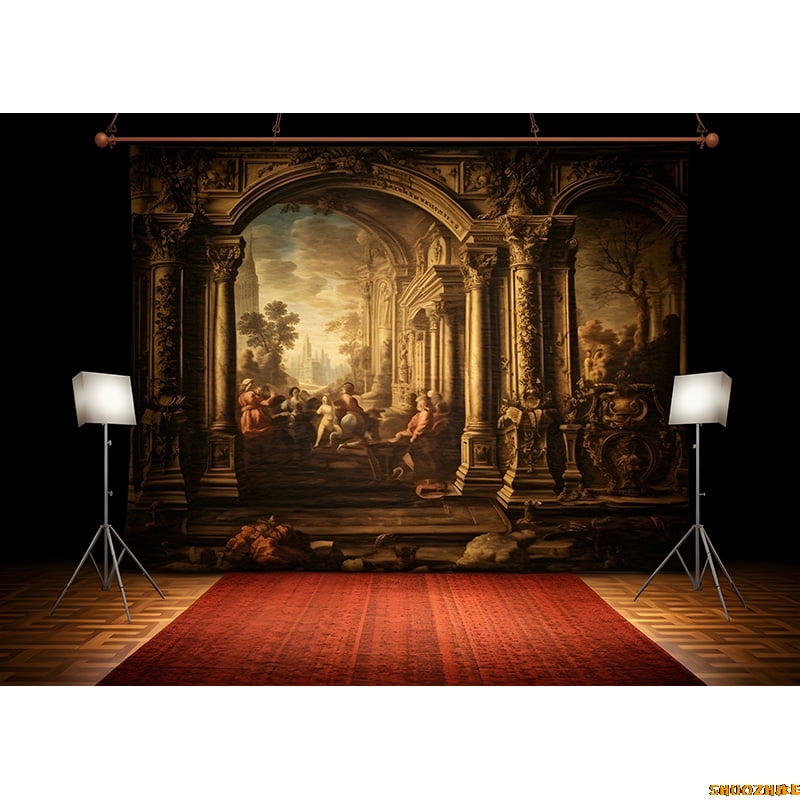 Retro Castle Theme Photography Backdrops Props Wedding Theater Opera ...