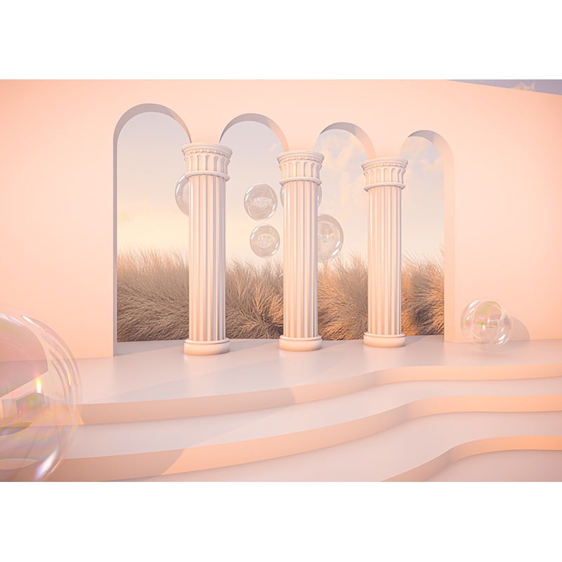 Retro Castle Theme Photography Backdrops Props Wedding Theater Opera ...