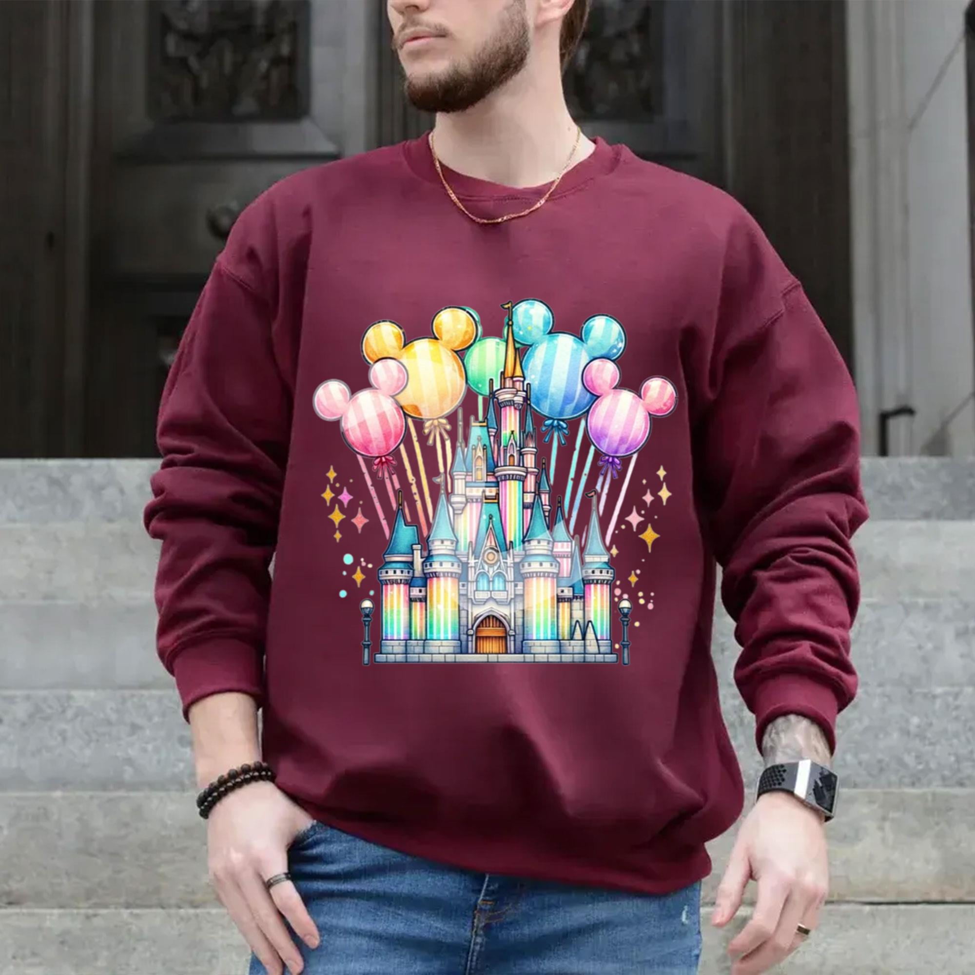 Retro Castle Vacay Vibes Sweat Shirt, Orlando Florida Vacation Clipart ...