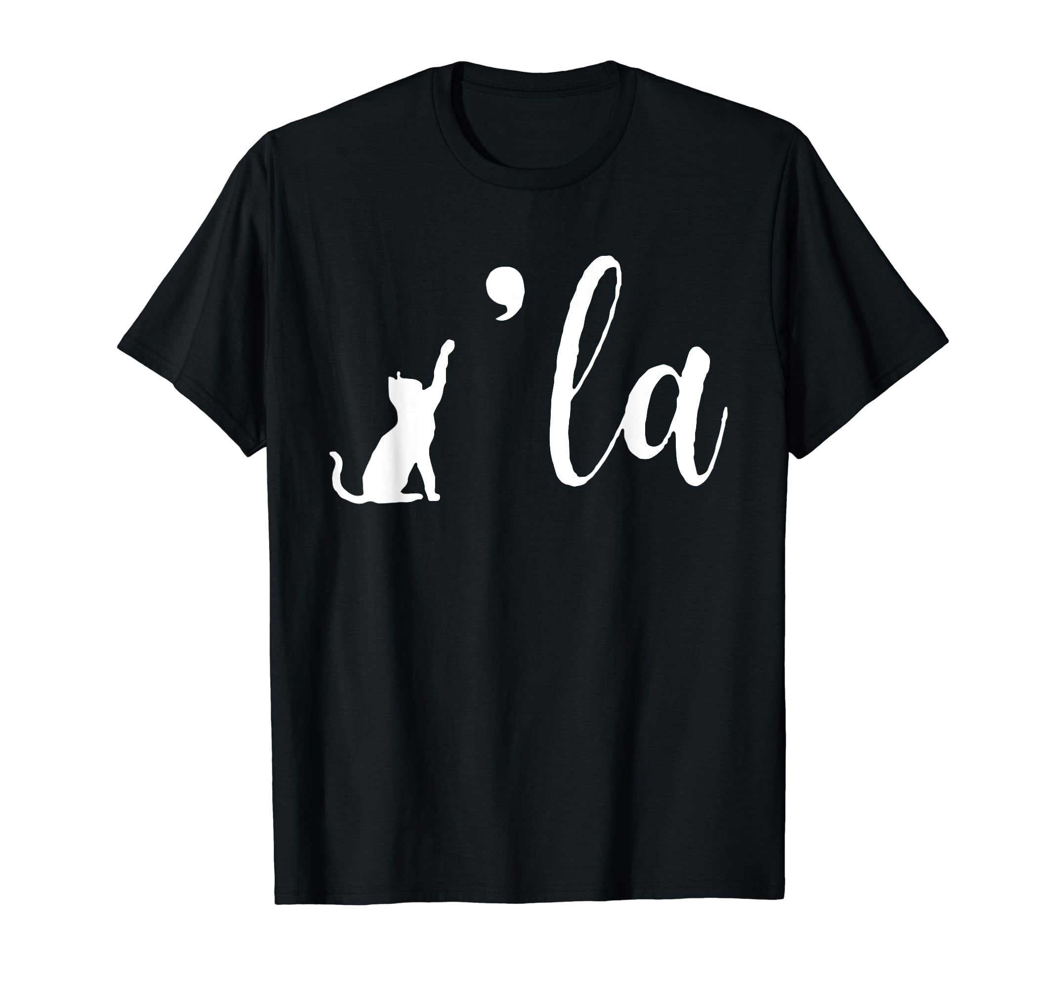 Retro Cat Comma La Kamala Harris For President 2024 Election T-Shirt ...