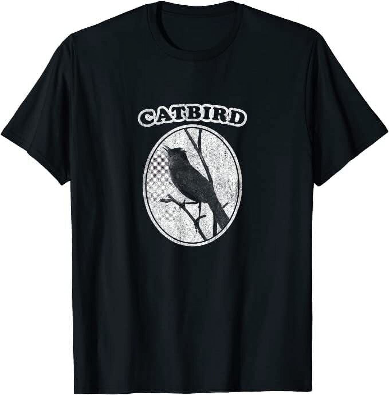 Retro Catbird Throwback Design by Bird Fan T-Shirt *NEW 10 Colors ...