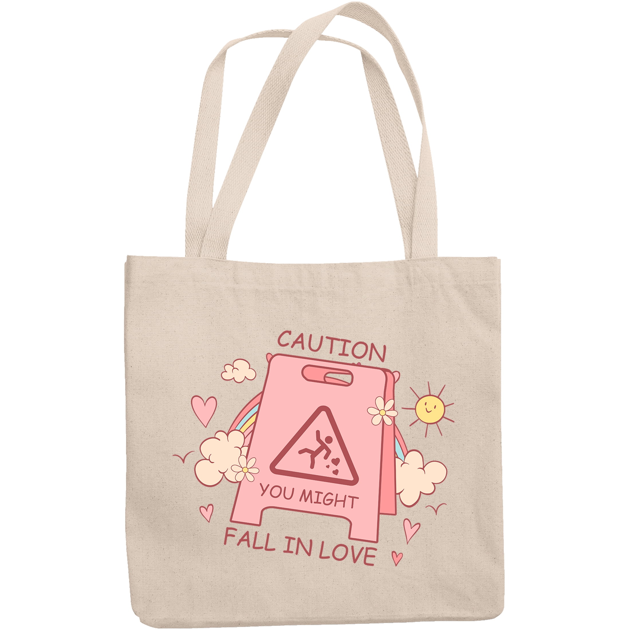 Retro Caution You Might Fall in Love, Funny Warning Sign, Valentine's ...