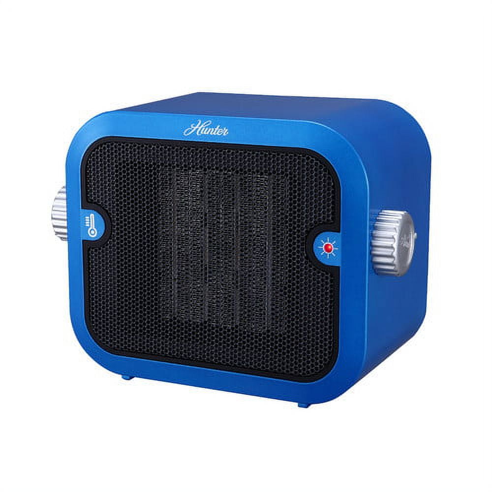Retro Ceramic Space Heater in Blue - Walmart.com