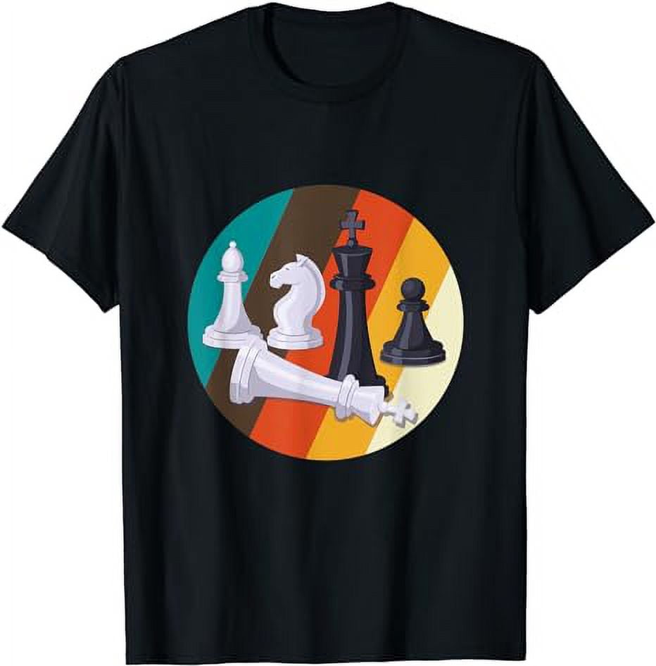 Retro Chess Vintage Master Tactics Grand Player Strategy T-Shirt ...