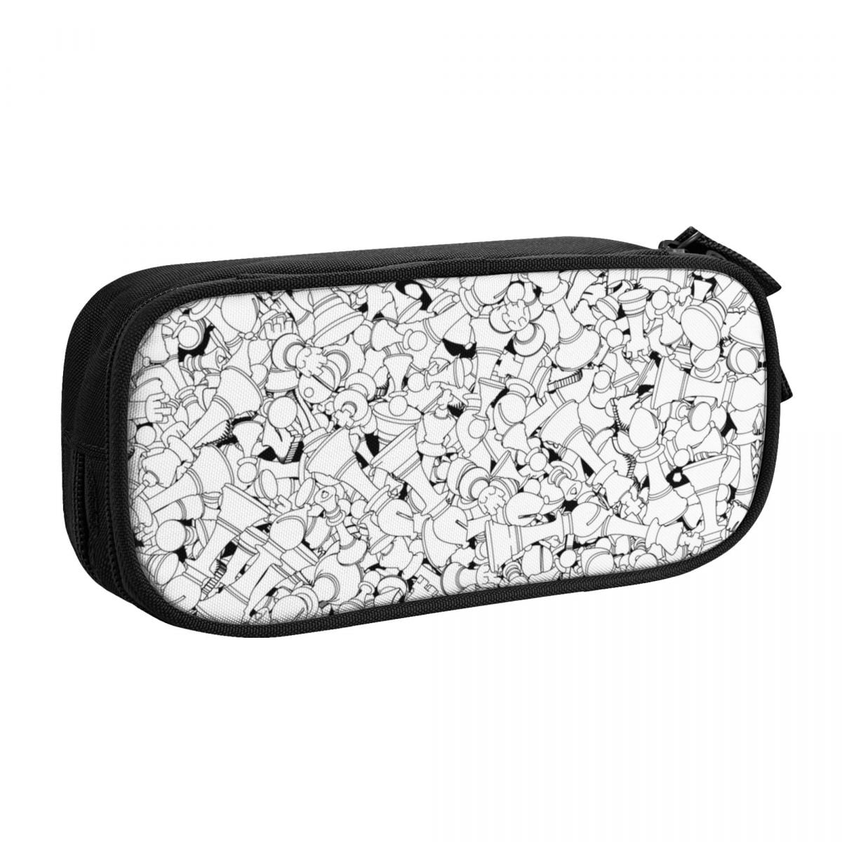 Retro Chessmen Chess Customized Cute Pencil Cases Large Storage ...