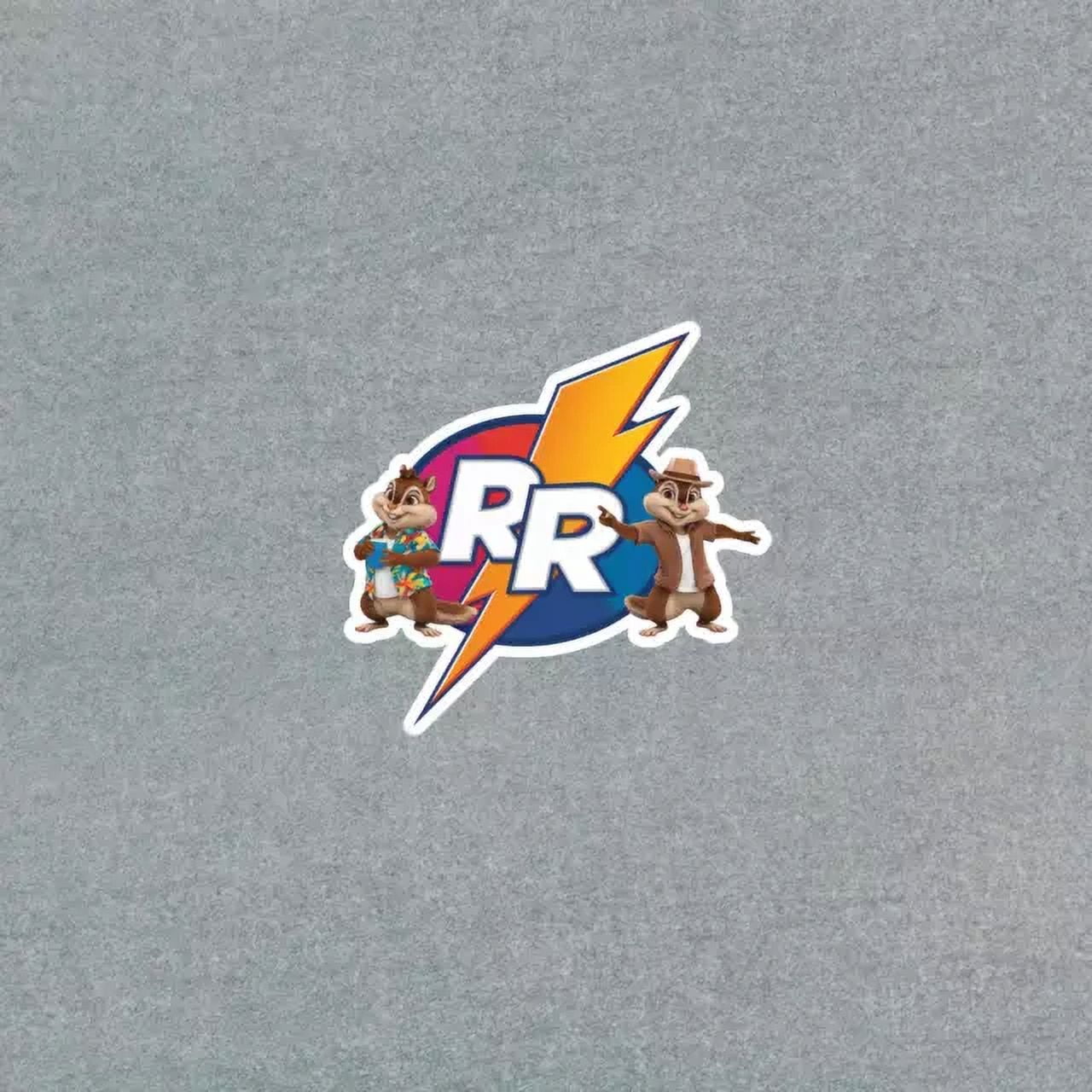 Retro Chipmunk Adventure Buddies Rr Lightning Bolt Stickerphone Decal ...